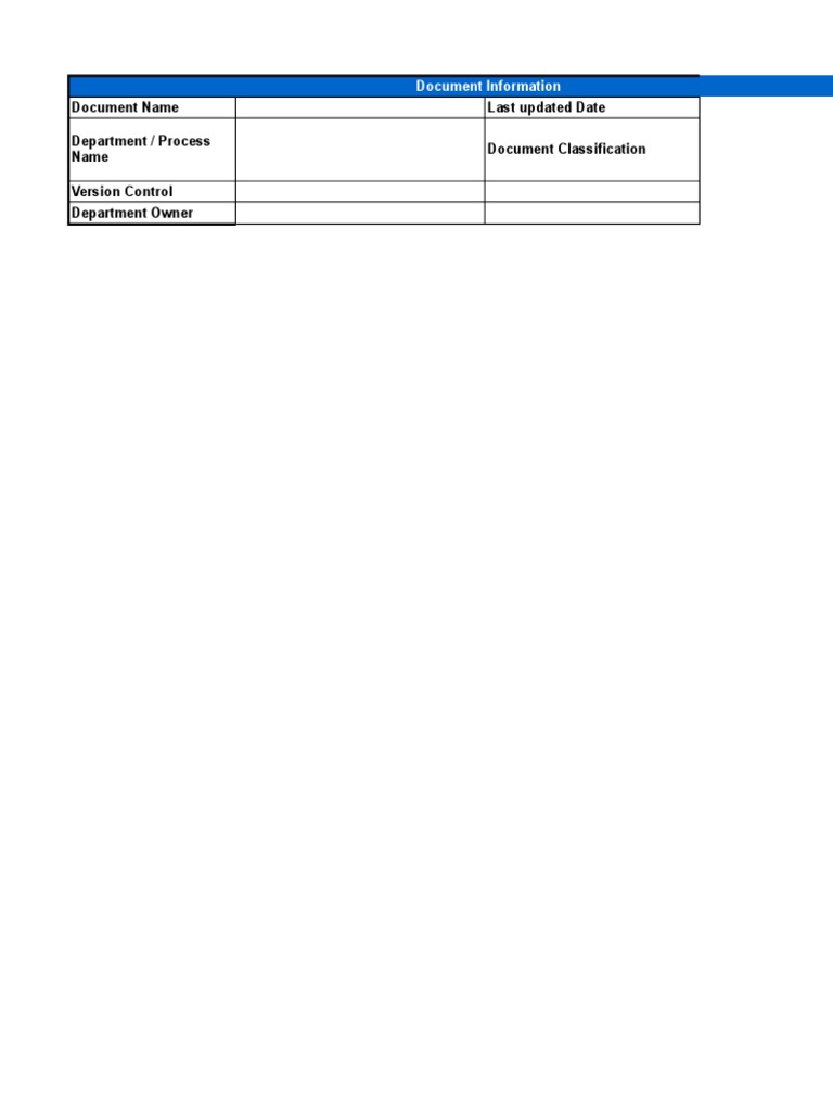 Risk Assessment Template For ISO 27001 | PDF