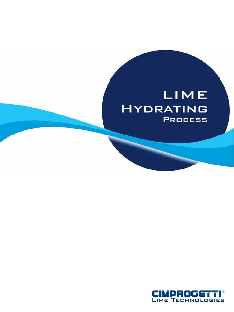 Lime Hydrating Process | PDF | Industries | Materials