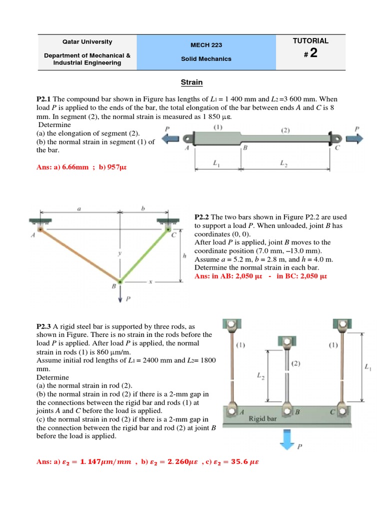 Mech223.pdf | Deformation (Mechanics) | Physics & Mathematics