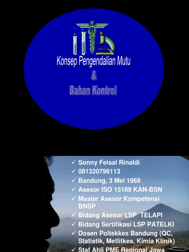 Konsep Dasar QC & Bahan Kontrol | PDF