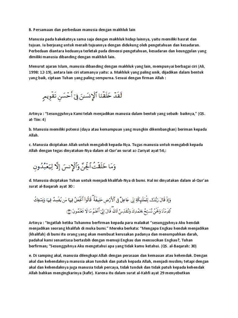 Persamaan Dan Perbedaan Manusia | PDF