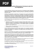 ECHA CLP Hazard Pictograms Overview | PDF | Chemical Substances | Chemistry