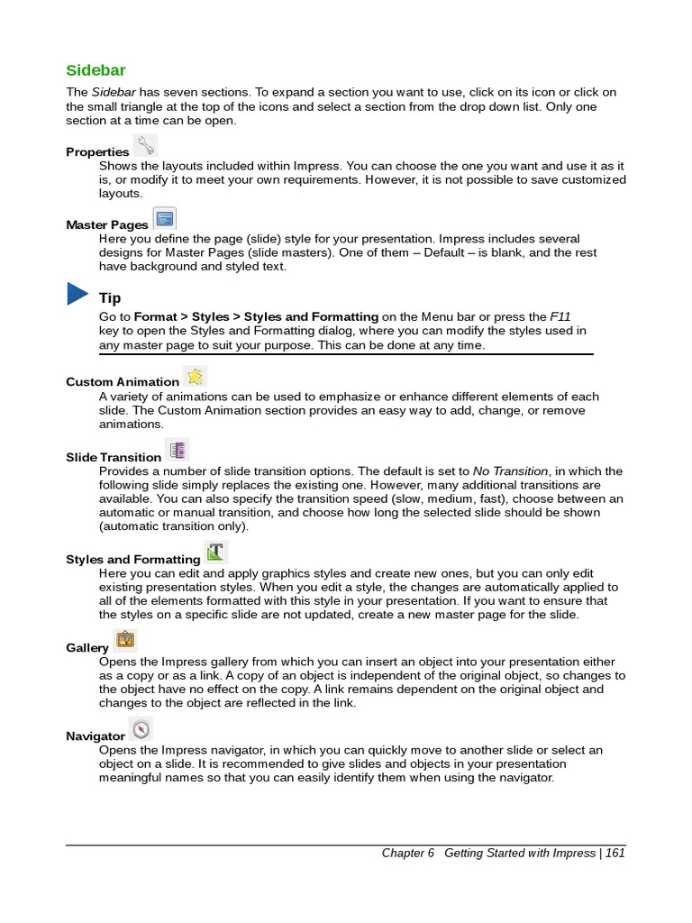 LibreOffice Guide 09 PDF | PDF | Page Layout | Icon (Computing)
