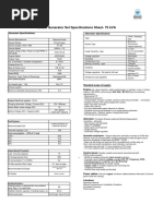 Diesel Generator Set Specification Sheet - 10KVA | PDF | Diesel Engine ...
