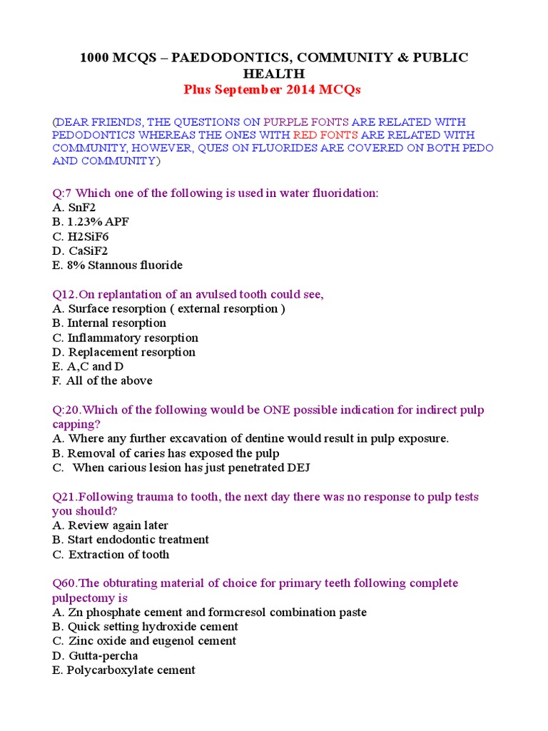 Comprehensive Review of Pediatric Dentistry and Community Dental Health ...