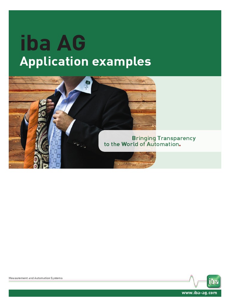 IBA Application Examples | PDF | Automation | Simulation