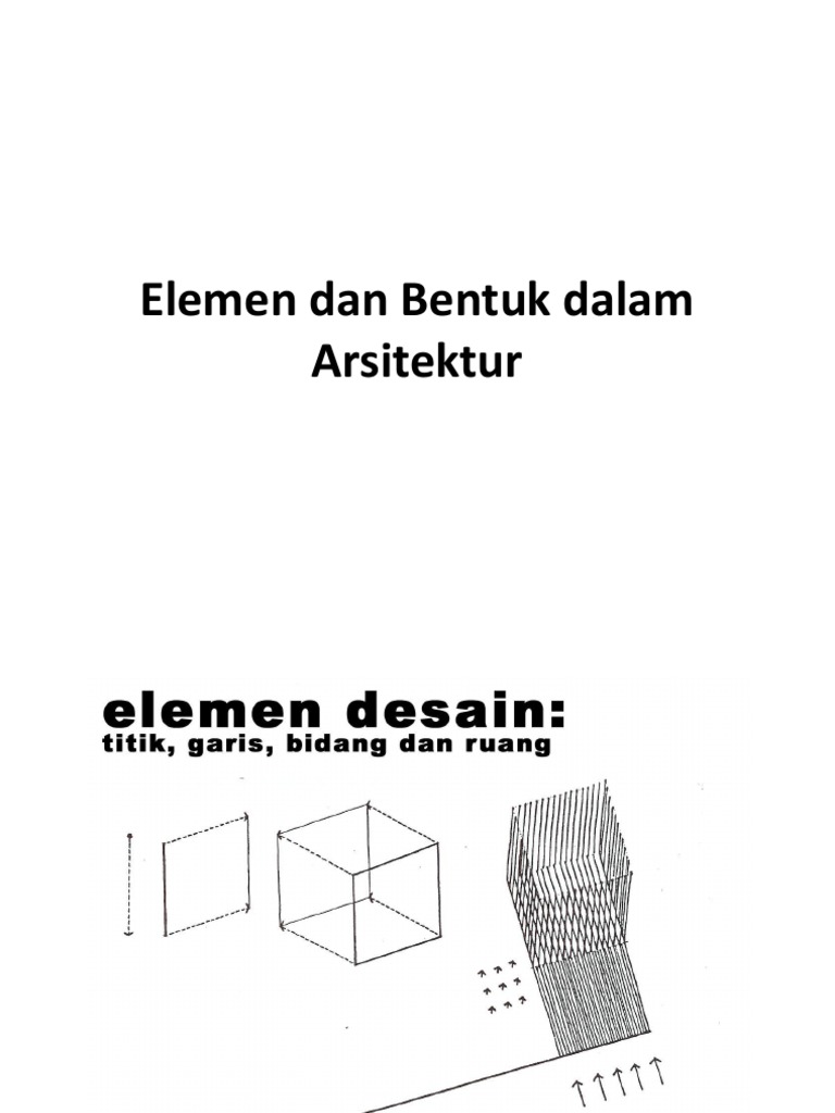 Elemen Dan Bentuk Dalam Arsitektur | PDF | Metode & Bahan Ajar