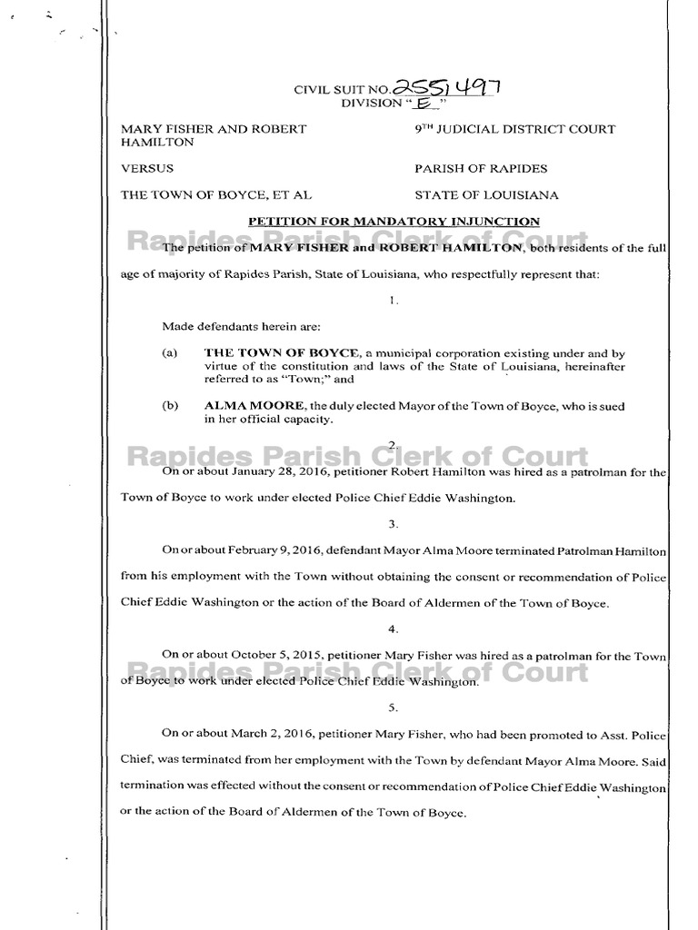 Petition For Mandatory Injunction | PDF | Cooking, Food & Wine | Law