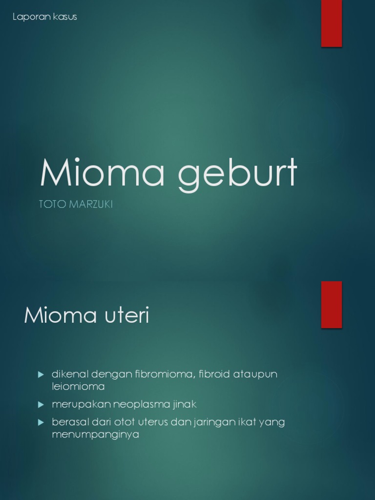 Mioma Geburt | PDF