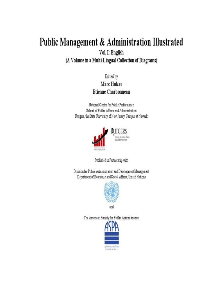 Public Management & Administration Illustrated | PDF | E Government ...