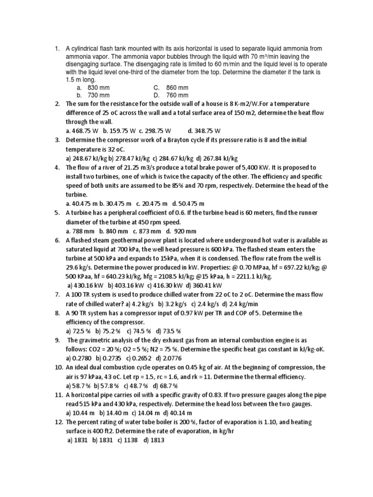Pipe Exam | PDF | Boiler | Humidity