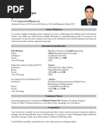 Standard CV Formats for Bangladesh | PDF | Bangladesh | Dhaka