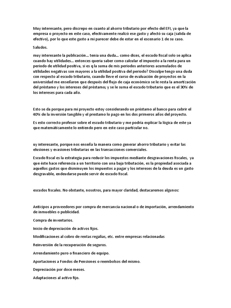 Escudo Fiscal | PDF | Ahorro | Impuestos