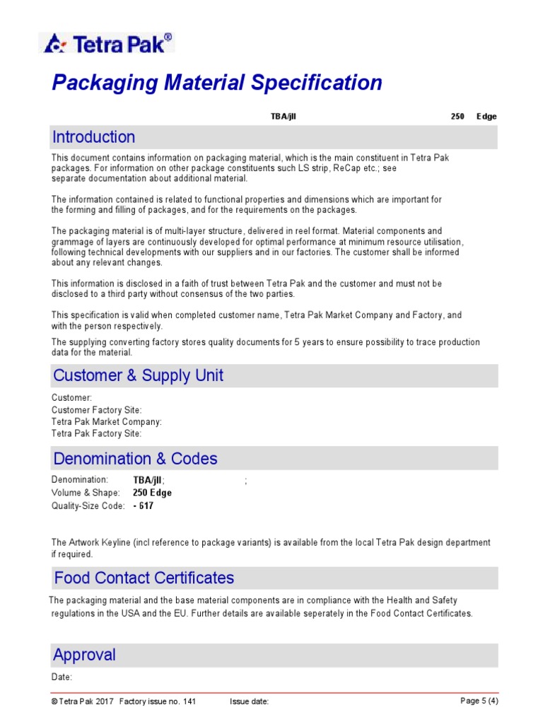 TBA250E Specification | PDF | Pallet | Packaging And Labeling