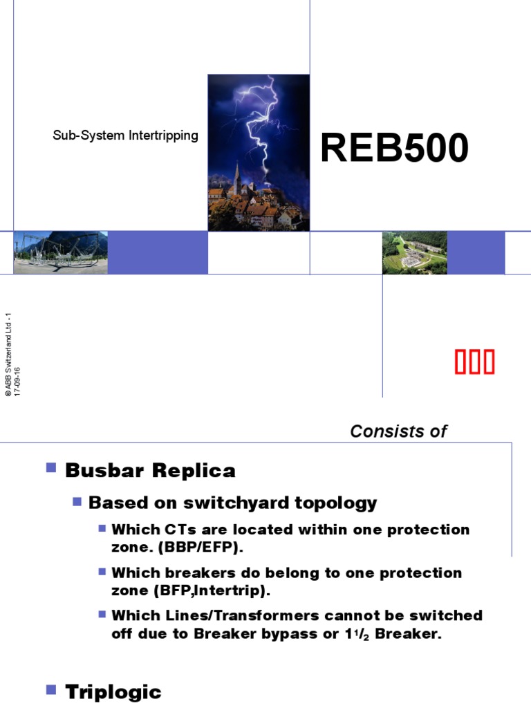 2 REB500 ITT Explanation LECs B | PDF | Electrical Substation | Electrical Equipment