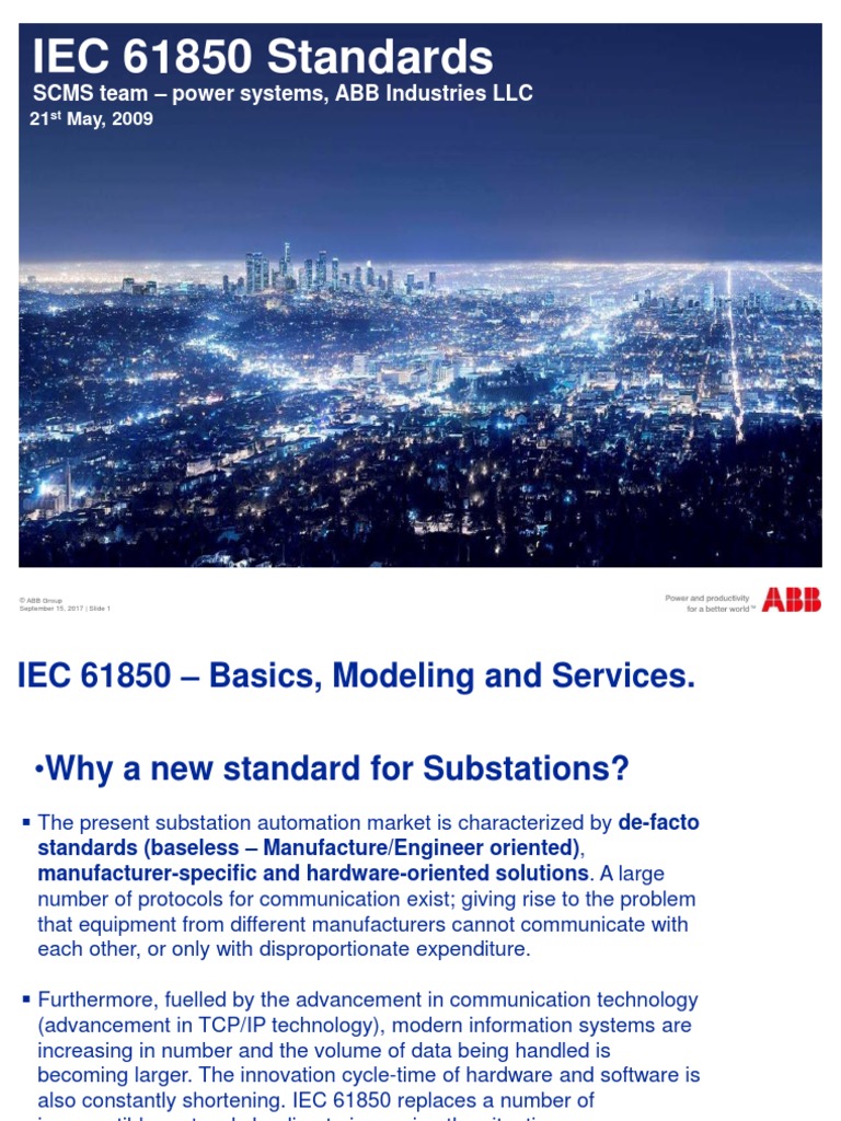 IEC 61850 - Basics, Modelling and Services | PDF | Communications Protocols | Network Switch