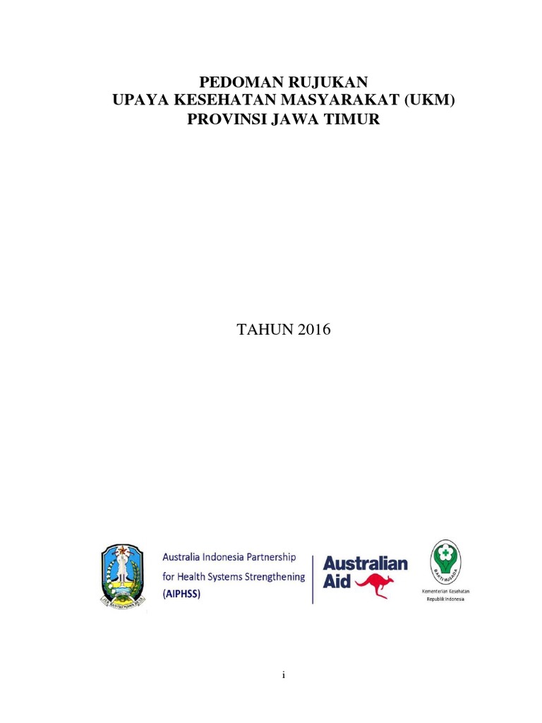 03-Pedoman Teknis Rujukan UKM 8 Maret | PDF | Karier & Perkembangan