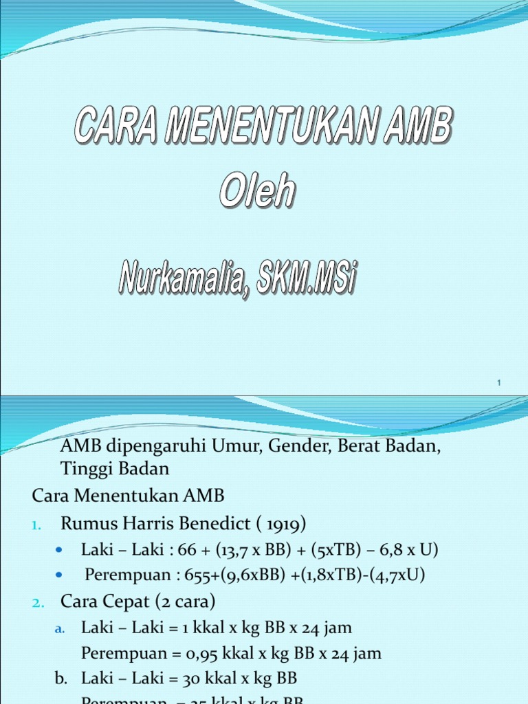 Menentukan Amb | PDF