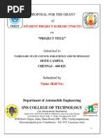 Anna University Report Format | PDF | Thesis | Life Cycle Assessment