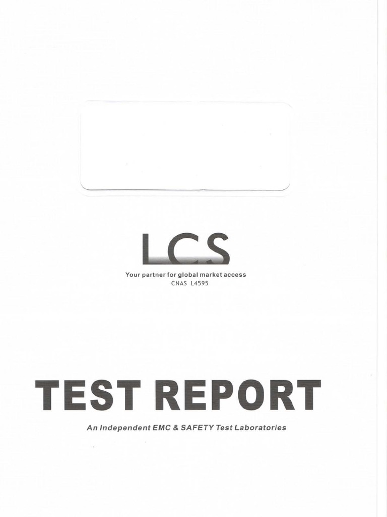 Insulation Piercing Connector - 6kv Test Report | PDF