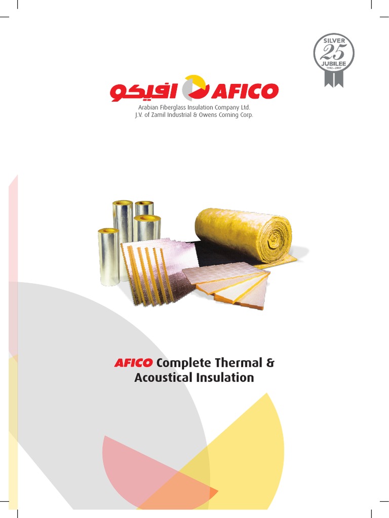 Afico Brochure | PDF | Thermal Insulation | Duct (Flow)