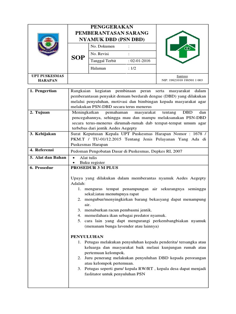 Sop PSN | PDF