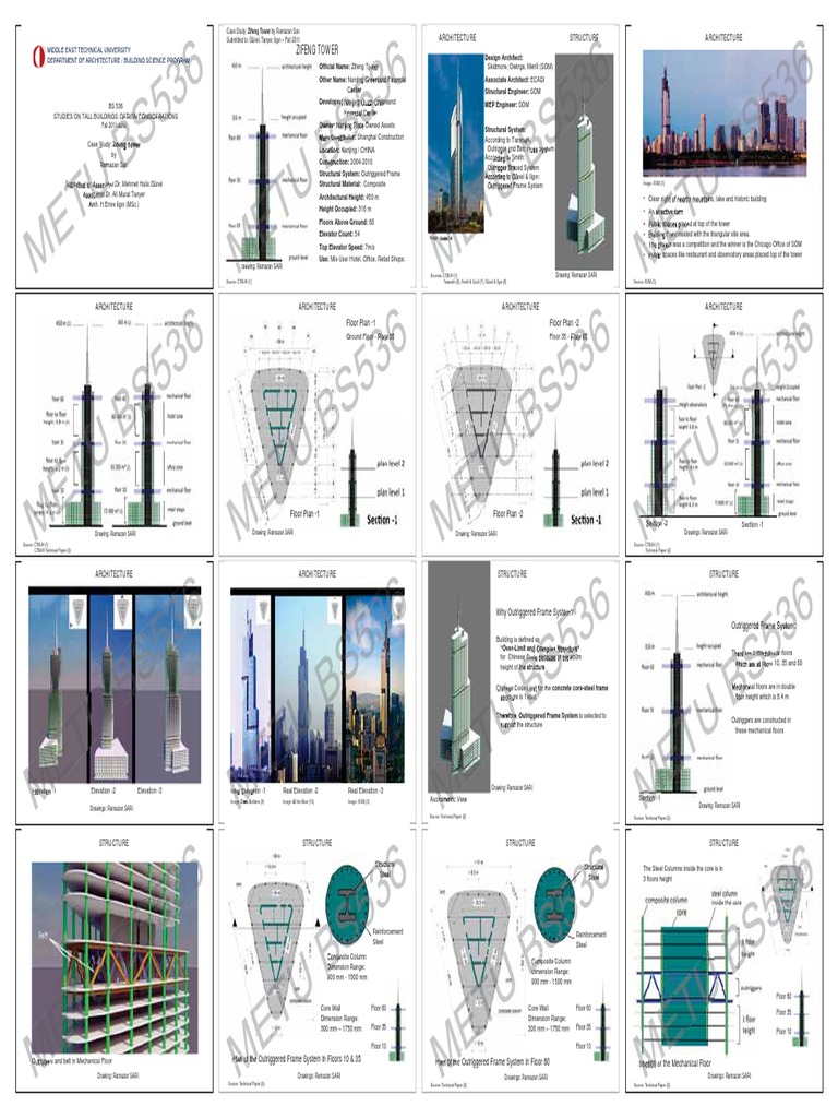 Zifeng Tower - Ramazan Sari | PDF | Building Engineering | Design