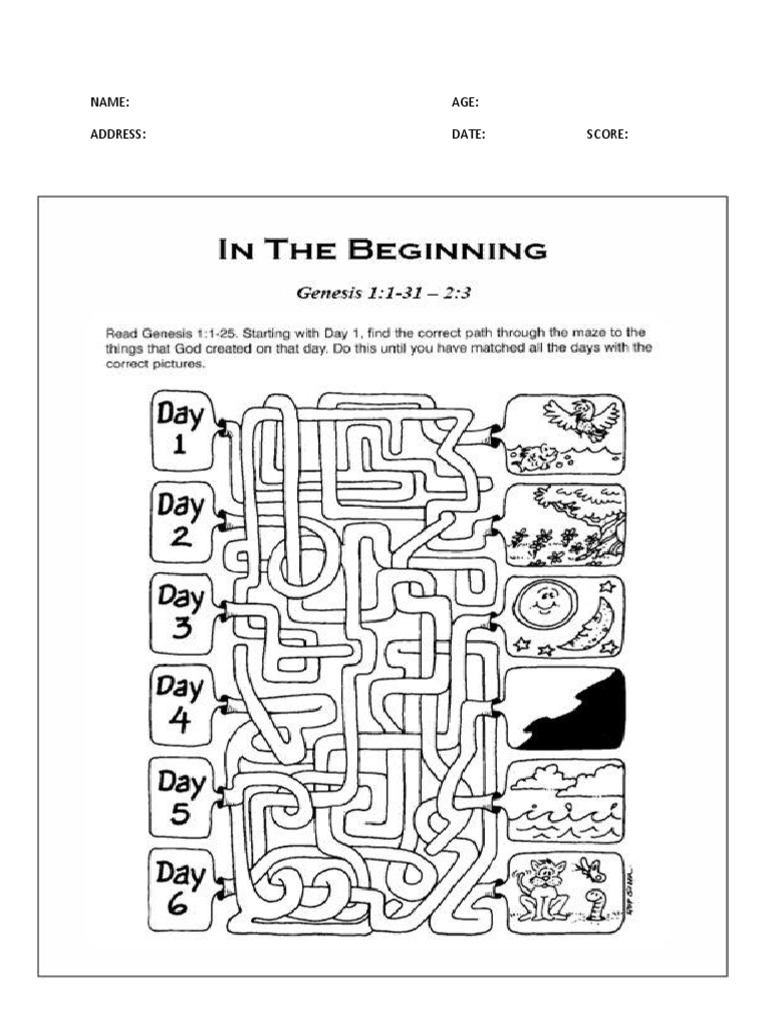 Name: Age: Address: Date: Score | PDF