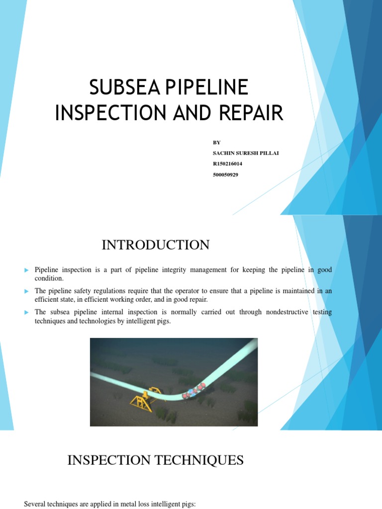 Subsea Pipeline Inspection and Repair | PDF | Electromagnetism ...
