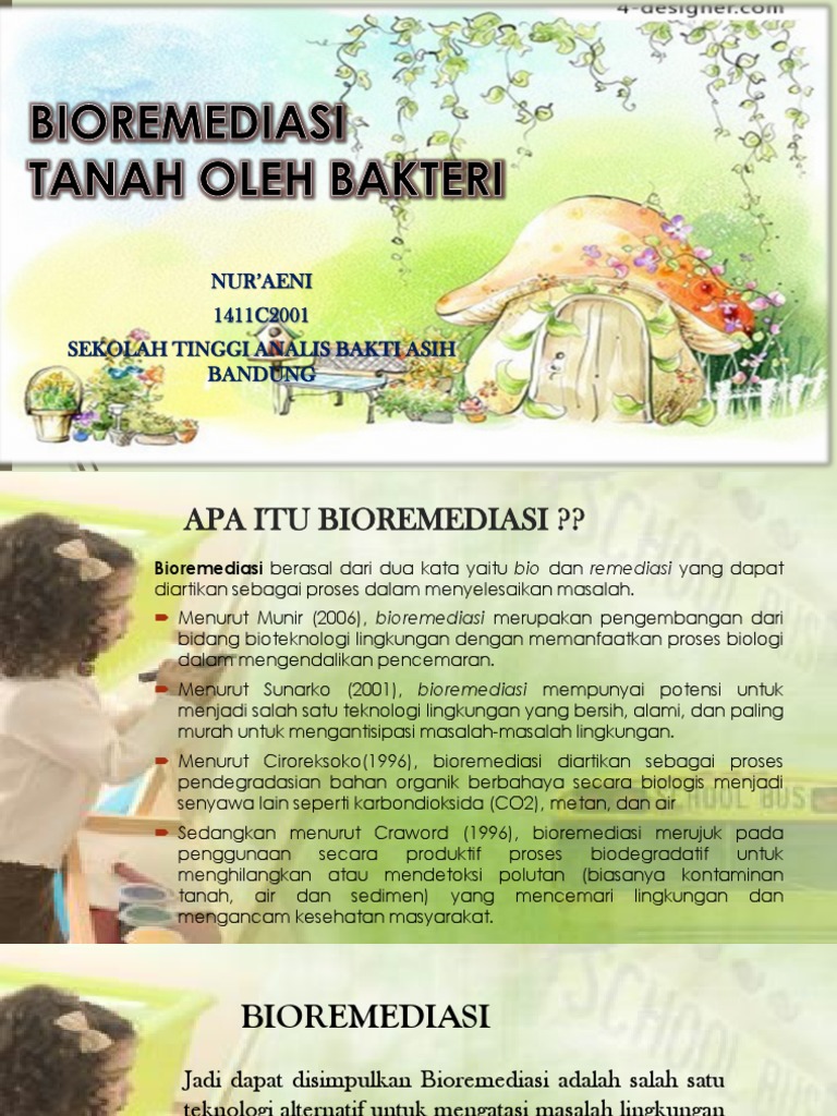 Bioremediasi Tanah Oleh Bakteri (K.lingkungan) | PDF
