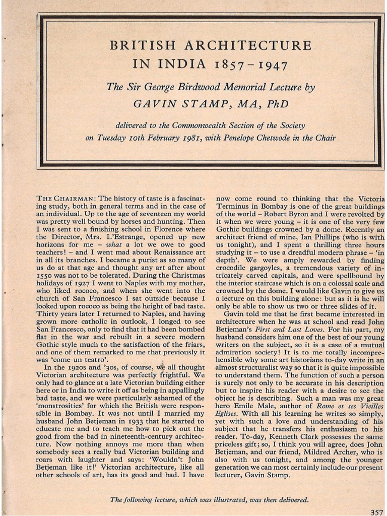 Gavin Stamp | PDF