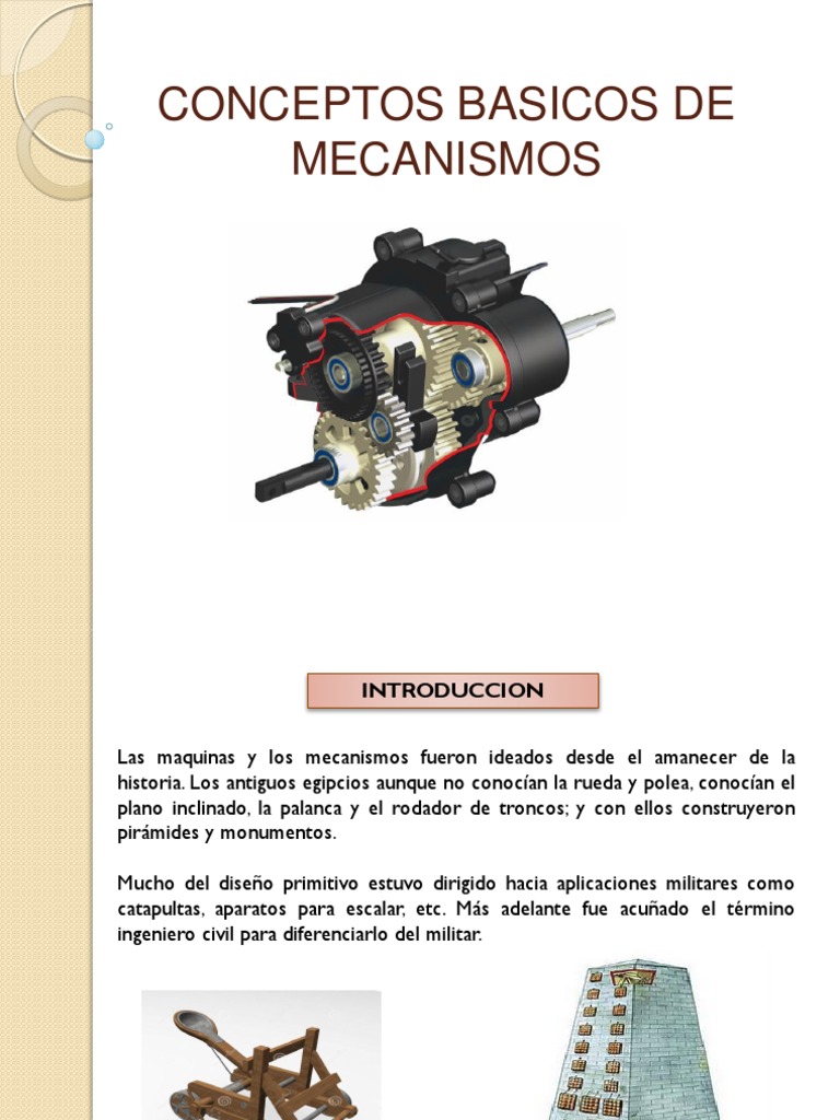 Conceptos Basicos de Mecanismos