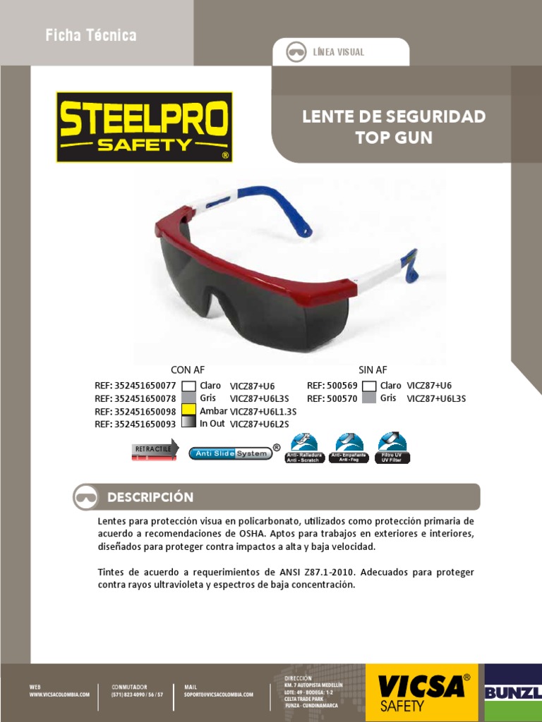 Lente Top Gun Gris Af | PDF | Lentes | Science