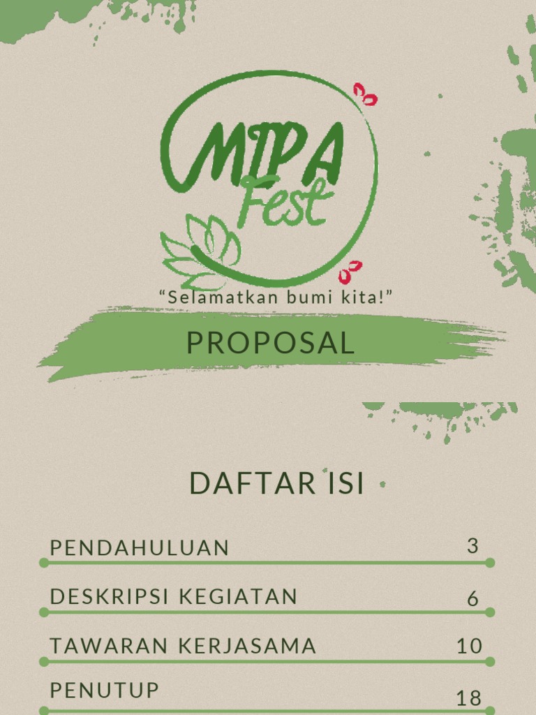 Proposal Mipa Fest | PDF