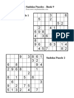 Easy Sudoku - 50 Printable Puzzles With Answers | PDF | Puzzles ...