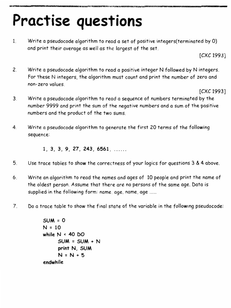 Practice Questions Loops PDF | PDF