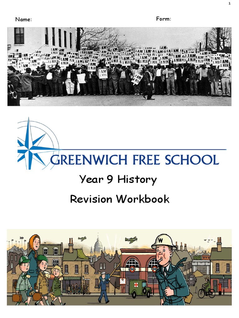 Year 9 History Revision Workbook: Name: Form | PDF | National Health ...