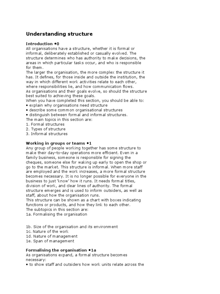 Understanding Structure: Introduction - 0 | Download Free PDF ...