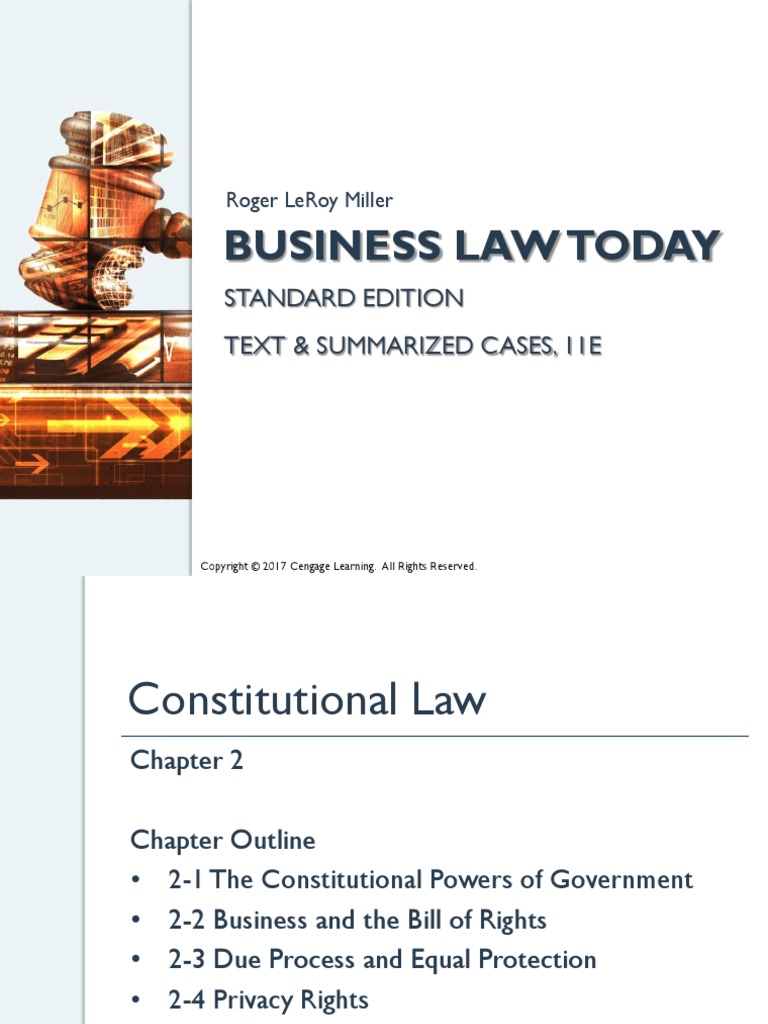 Business Law Today: Standard Edition Text & Summarized Cases, 11E | PDF ...