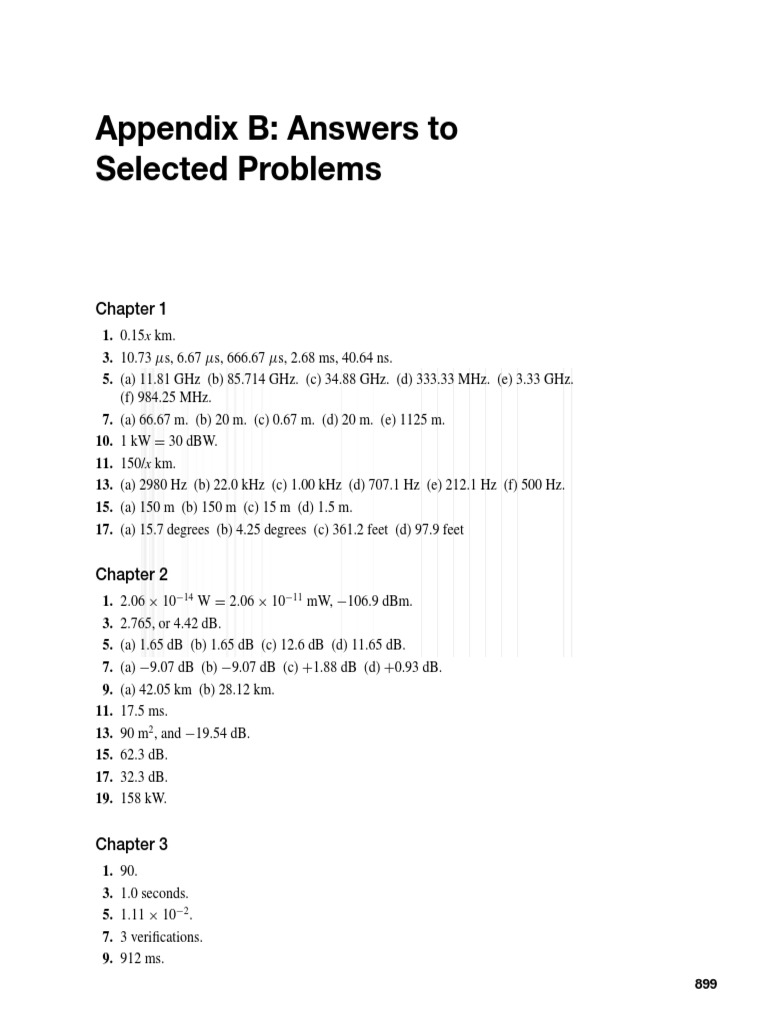 Principles of Modern Radar Answers To Selected Problems | PDF ...