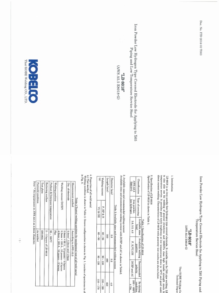 LB-8018 (E8018-G) | PDF