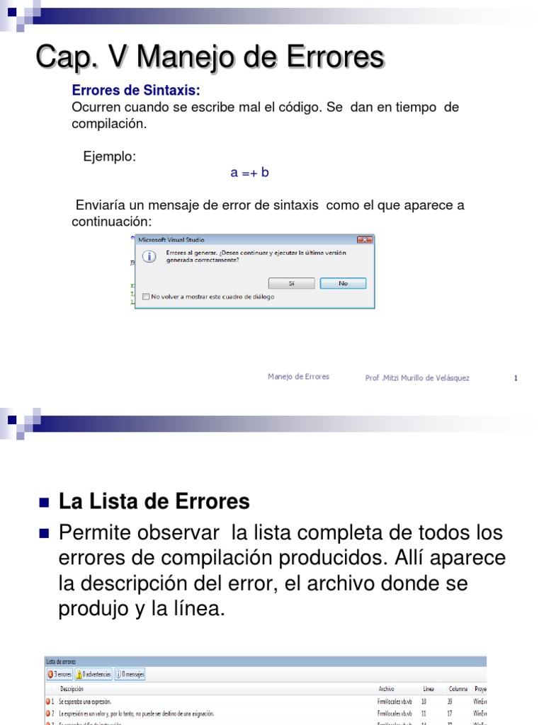 Manejo de Errores - Java | PDF | Programa de computadora | Programación