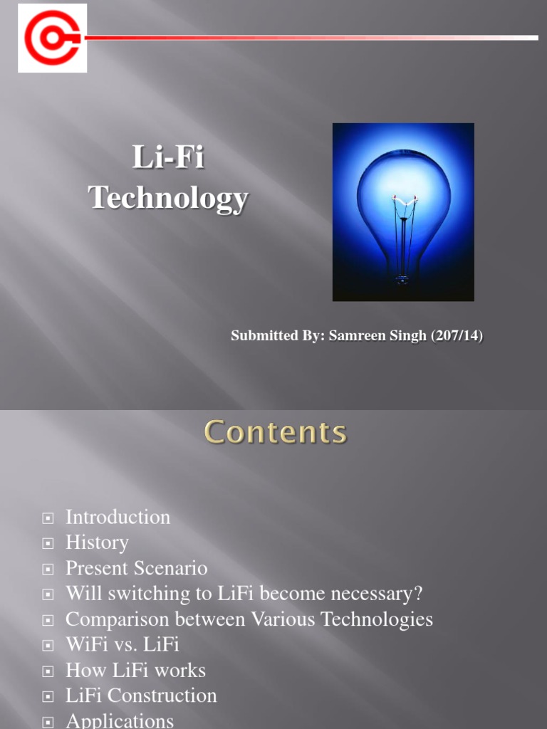 Overview of Li-Fi Technology | PDF | Wireless | Wi Fi
