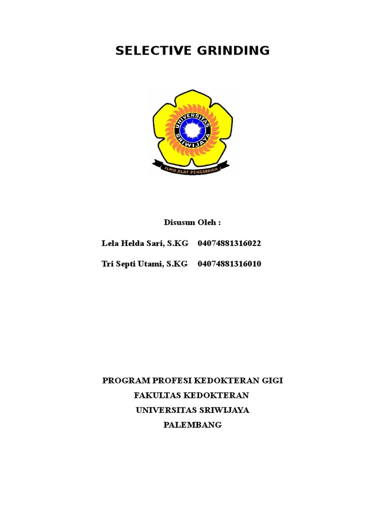 GRINDING Selective | PDF