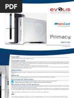 Evolis Print Center Manual | PDF | Printer (Computing) | Command Line Interface