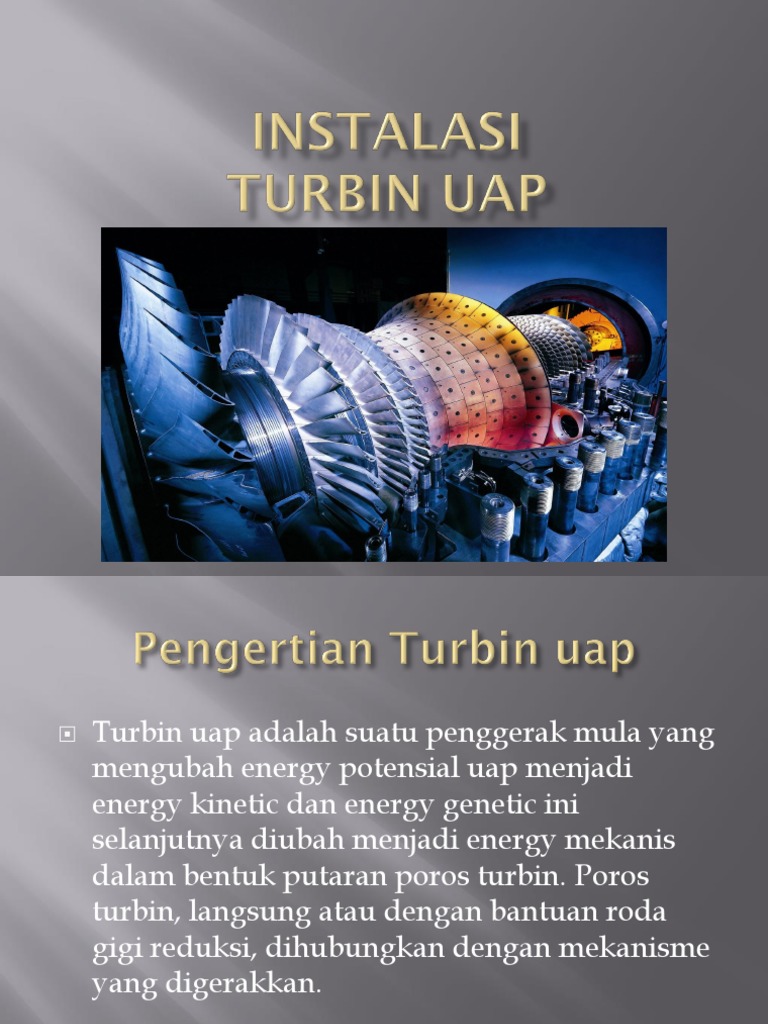 11) Instalasi Turbin Uap | PDF