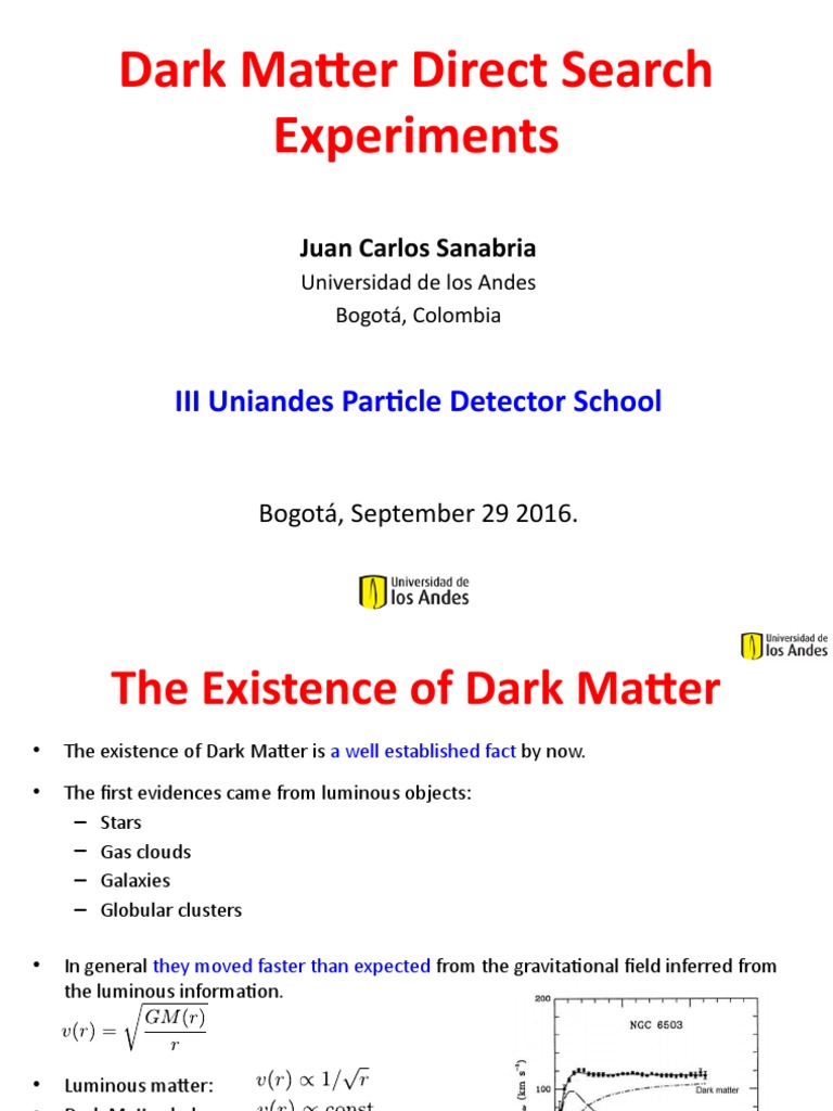 Dark Matter Experiments | Download Free PDF | Dark Matter | Neutrino