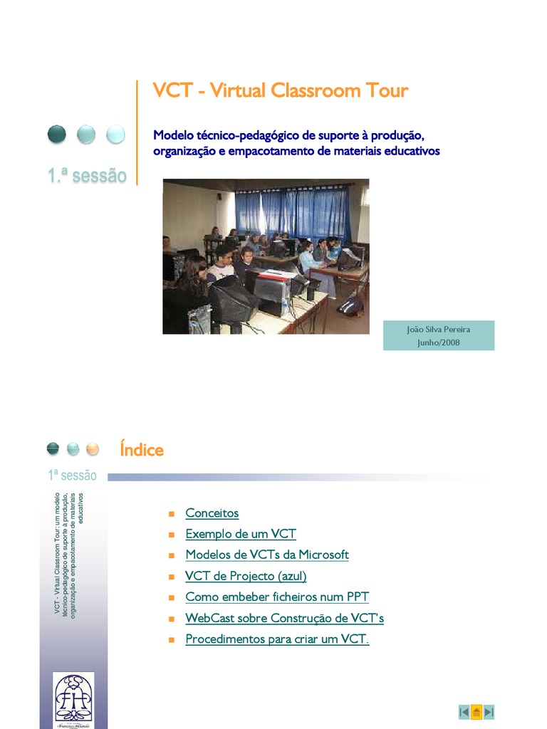 VCT: Modelo Técnico-Pedagógico | PDF | Computação e Tecnologia da ...