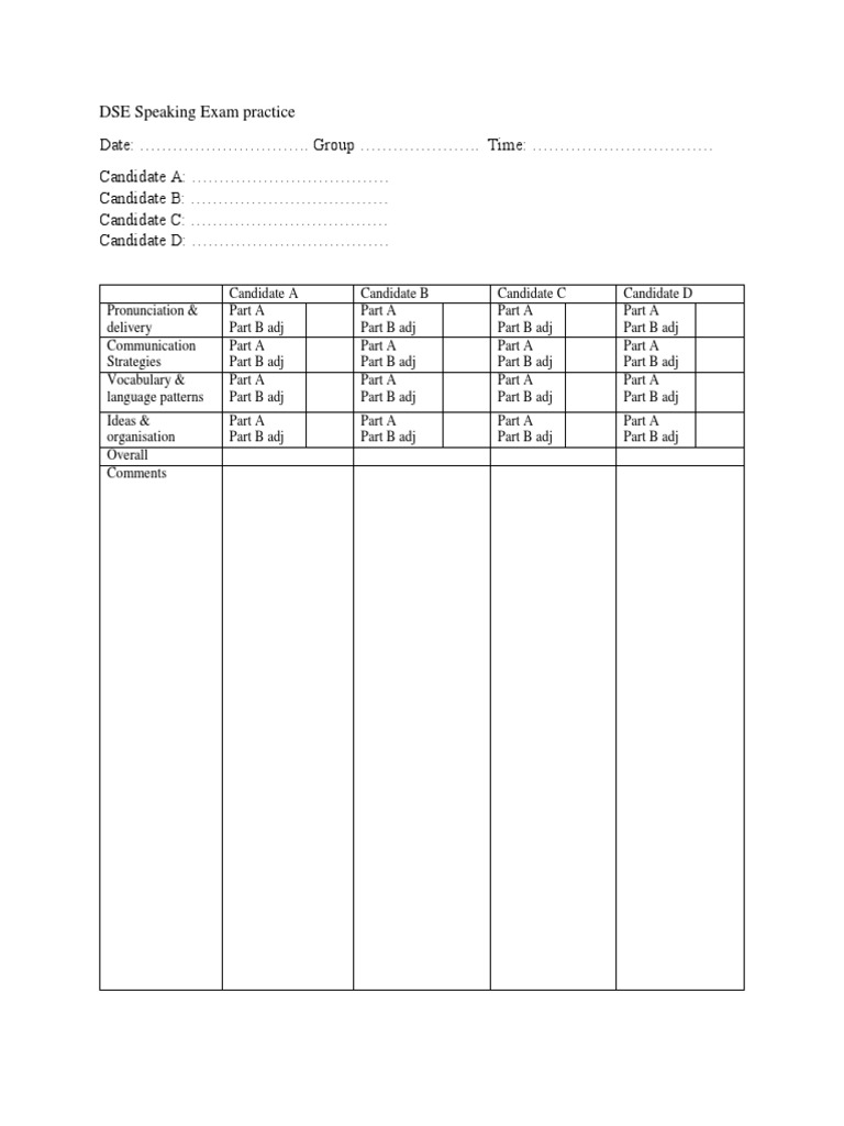 DSE Speaking Exam Practice Guide | PDF | Linguistics | Semiotics