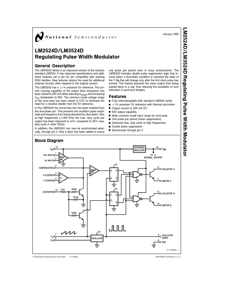 LM3524 PWM.pdf | Amplifier | Capacitor